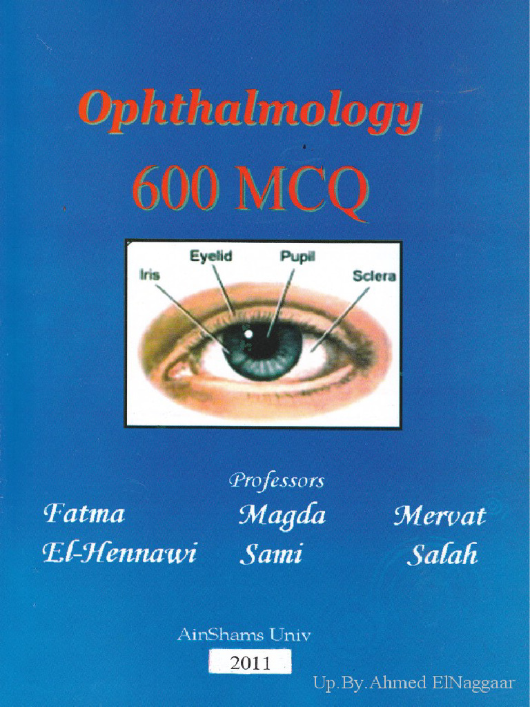 MCQ Ophtha Aien Shams | PDF