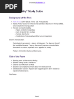 Analysis of "Eating Poetry" by Strand | PDF | Poetry | Happiness
