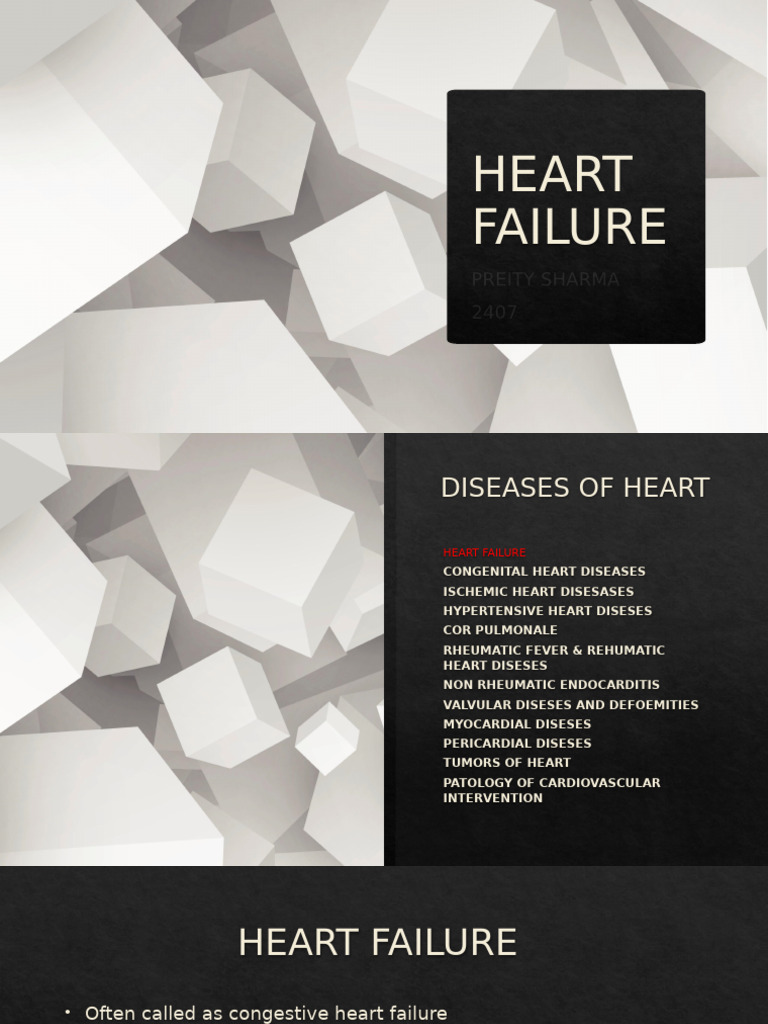 Understanding Heart Failure Types and Causes | PDF | Heart | Heart Failure