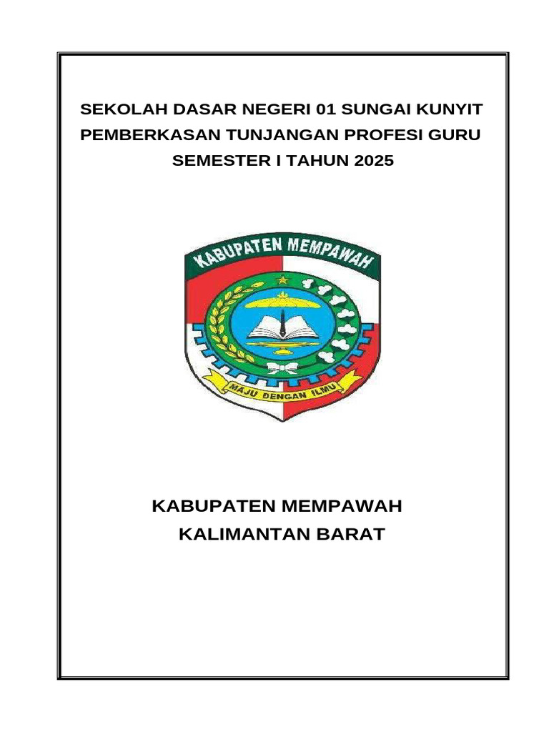 COVER DAFTAR USULAN BERKAS SERTIFIKASI | PDF