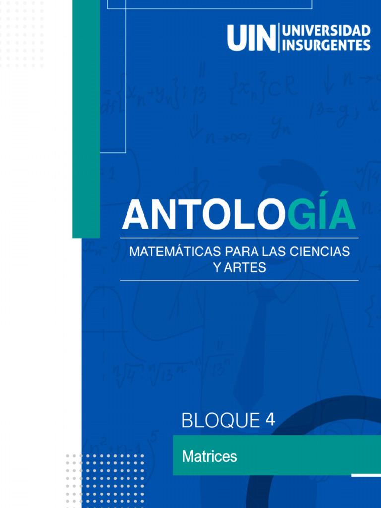 Ant b4 Matematicas | PDF | Matriz (Matemáticas) | Vector Euclidiano