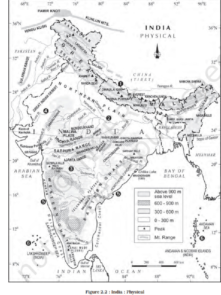 11-12th Geo NCERT Maps | PDF