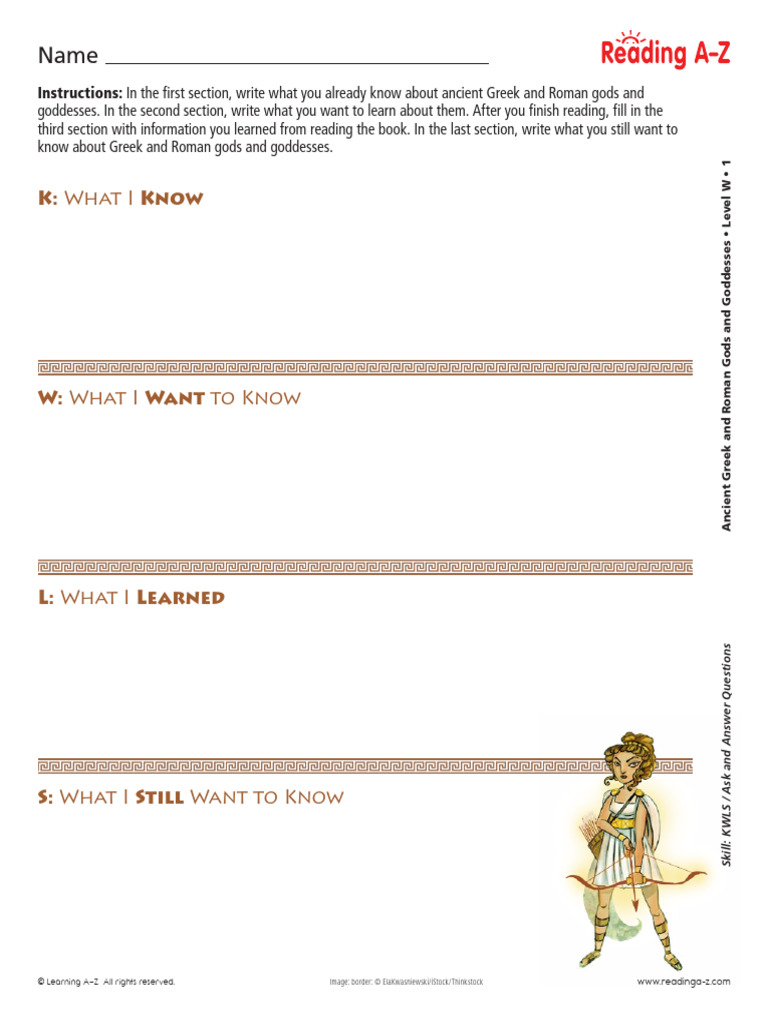Raz Lw30 Ancientgreekandromangodsandgoddesses WKSH | PDF | Twelve ...