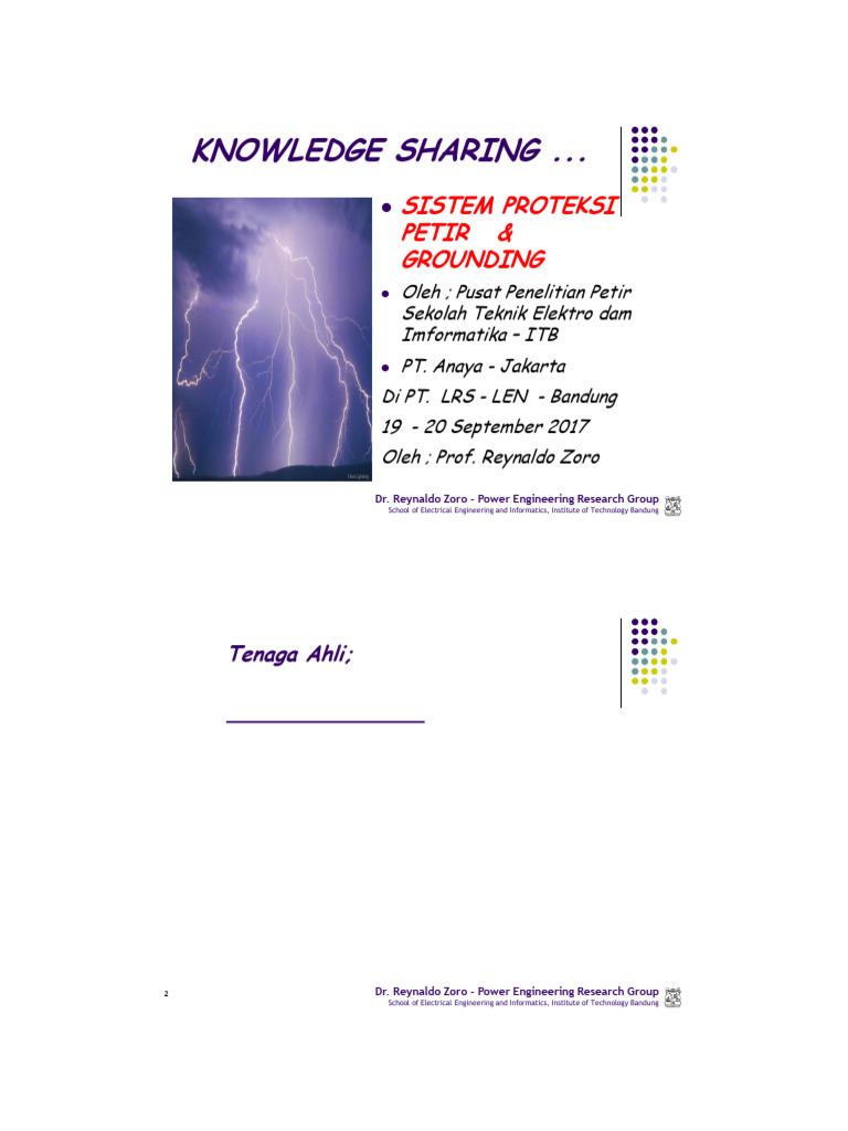 Anaya - LRS 01 - Lightning Phenomenon - Data Petir | PDF
