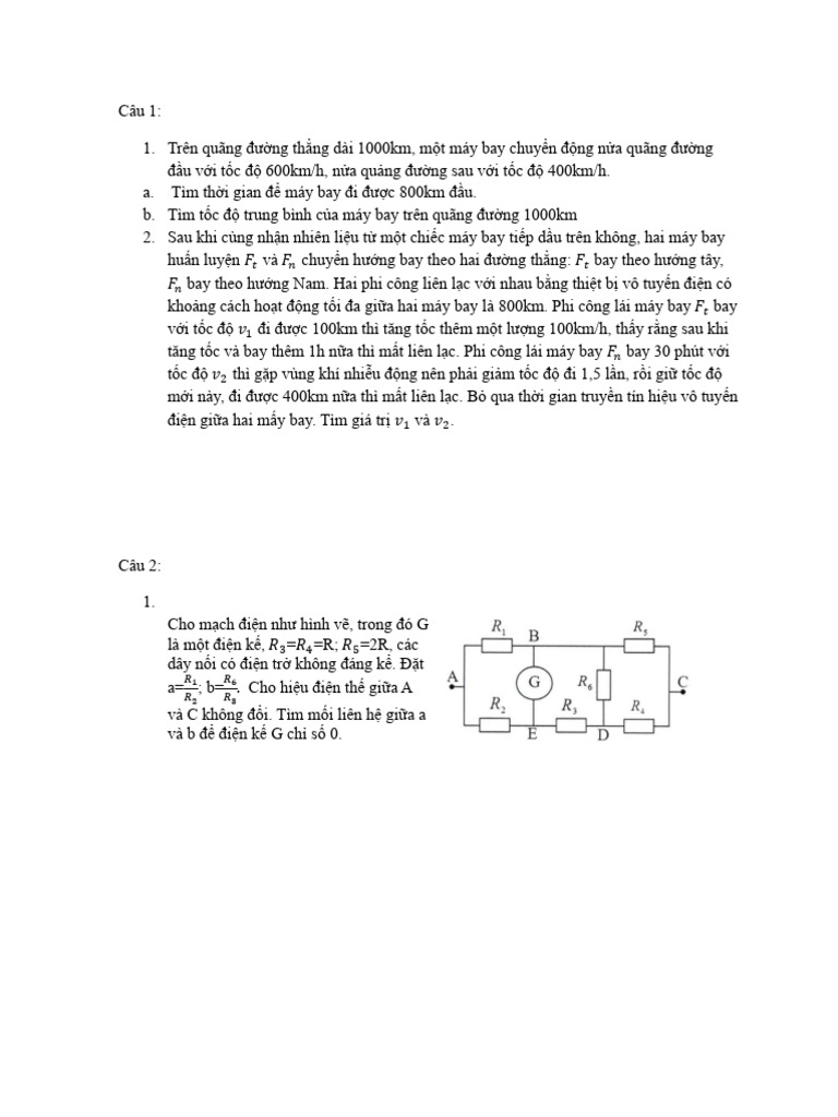 Đề Ktra 1 Chuyên | PDF