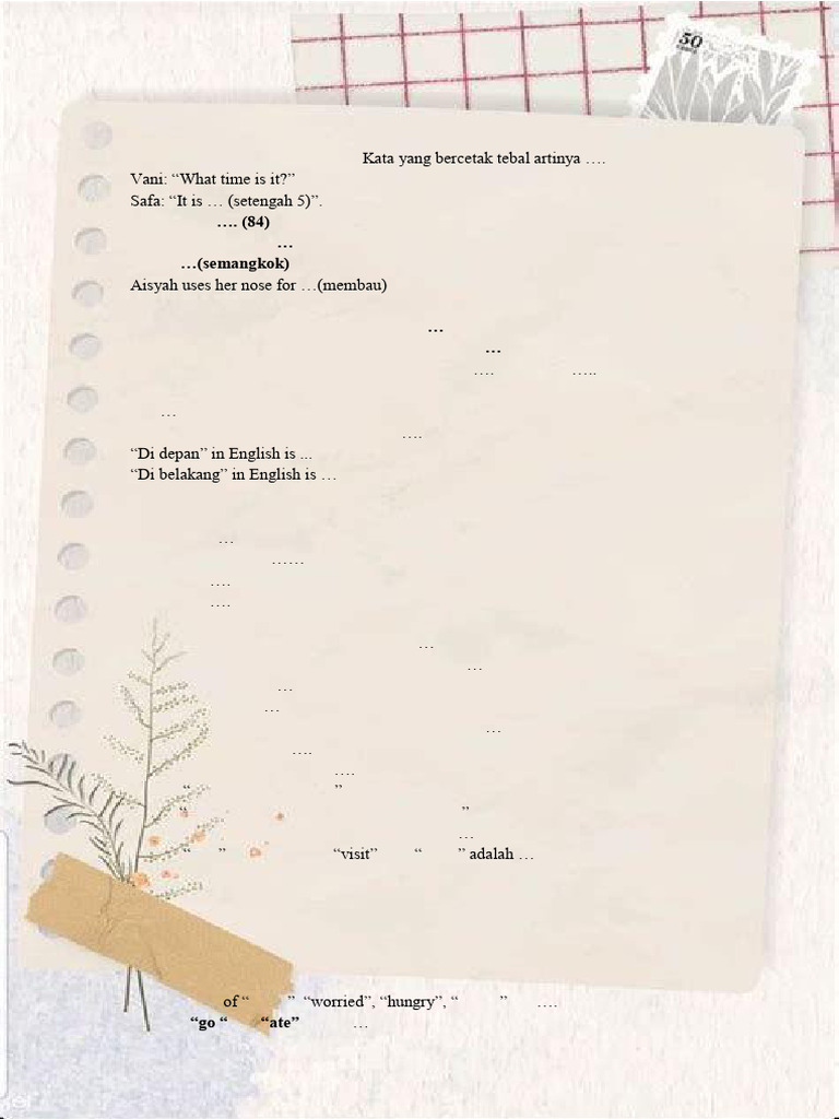 Predksi Soal Assesment Madrasah Kelas 6 | PDF