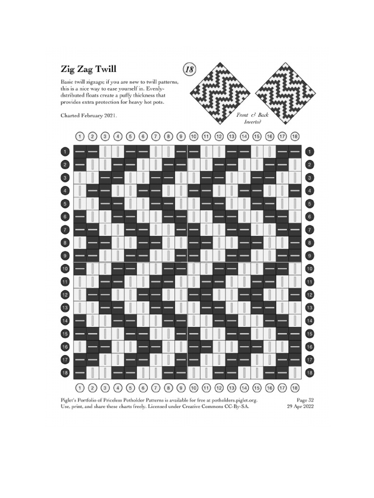 Weaving Patterns Template | PDF
