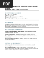 Gerenciamento de Resíduos em Saúde: PGRSS | PDF | Desperdício | Farmácia