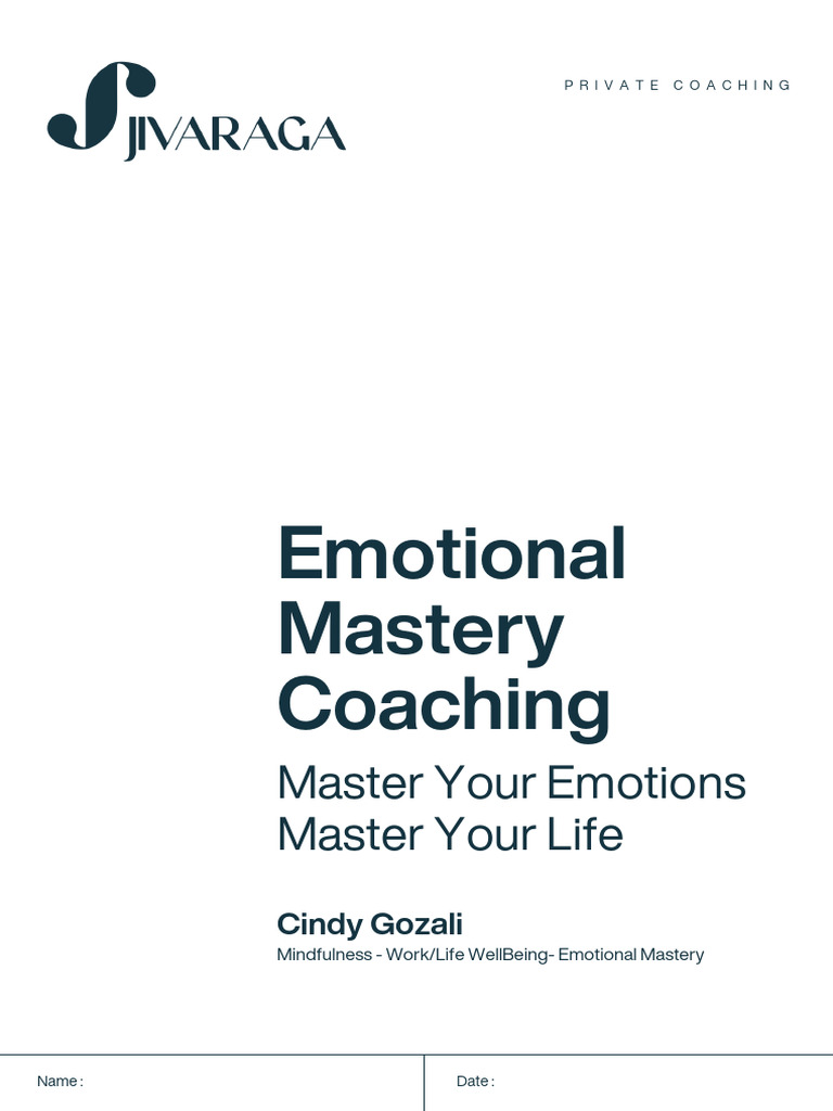 JR Emotional Mastery Workbook | PDF | Emotions | Psychological Resilience