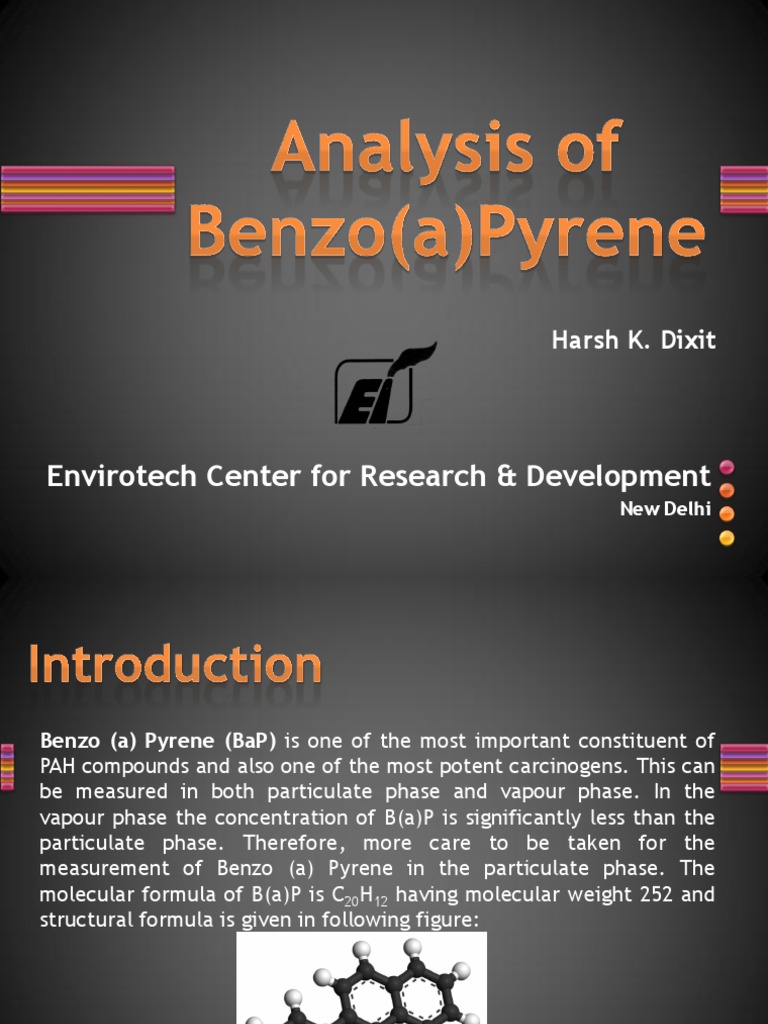 Analysis of Benzo (A) Pyrene | PDF