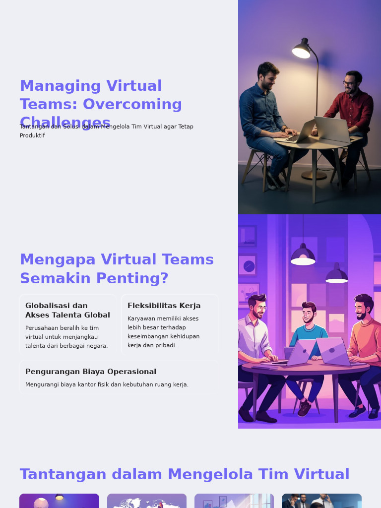 Managing Virtual Teams Overcoming Challenges | PDF
