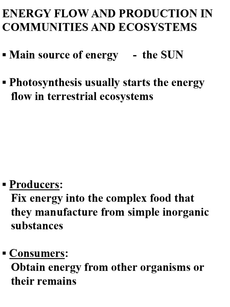 Energy Flow | PDF