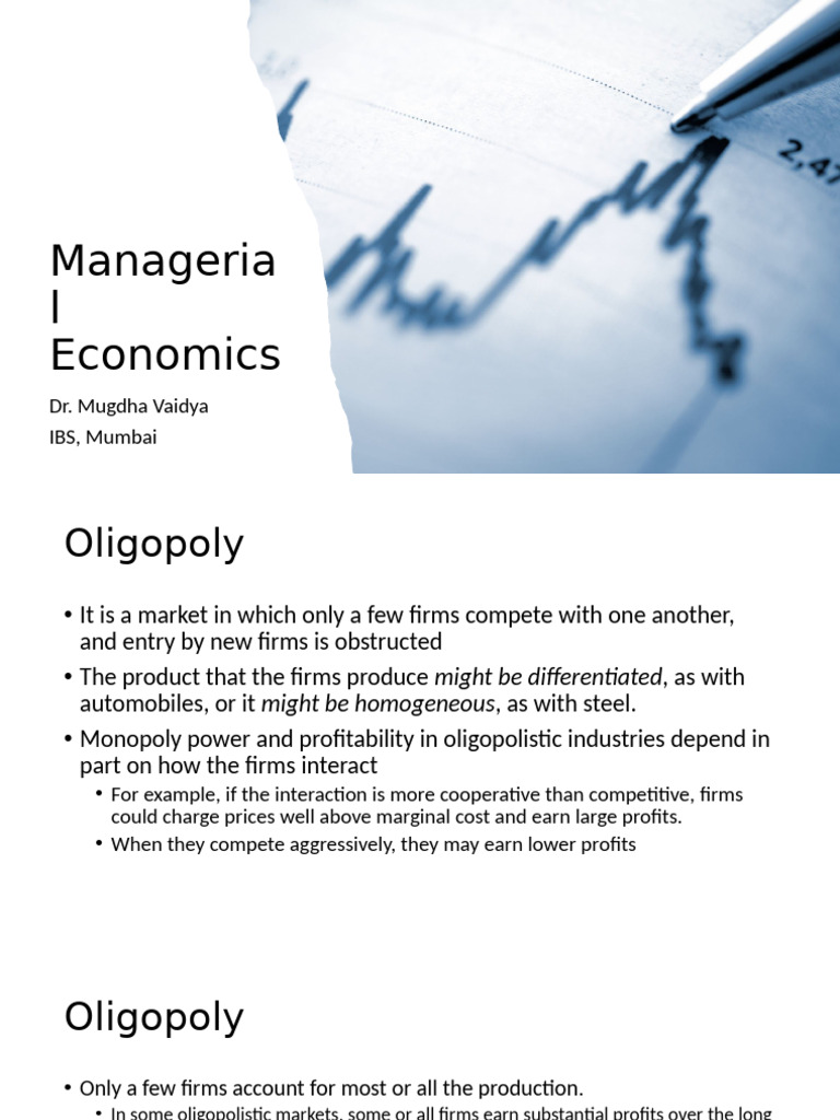 Understanding Oligopoly in Economics | PDF | Oligopoly | Profit (Economics)