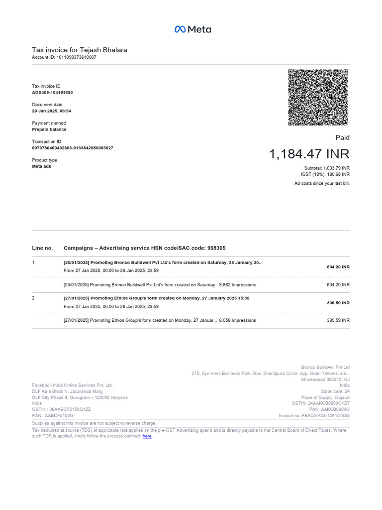 2025-01-29T06-54 Tax invoice #9073780499402603-9133842950063027 | PDF ...