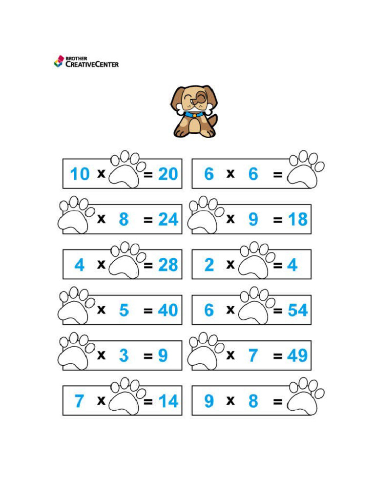 Multiplication Pdf