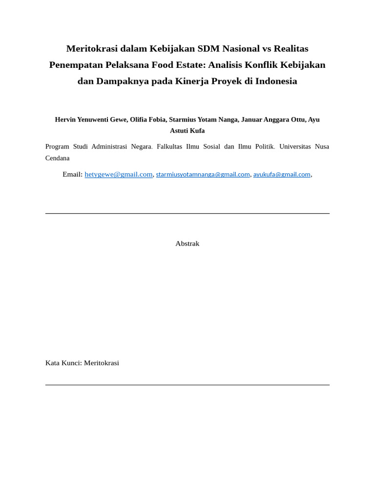 Jurnal MSDM Sektor Publik | PDF