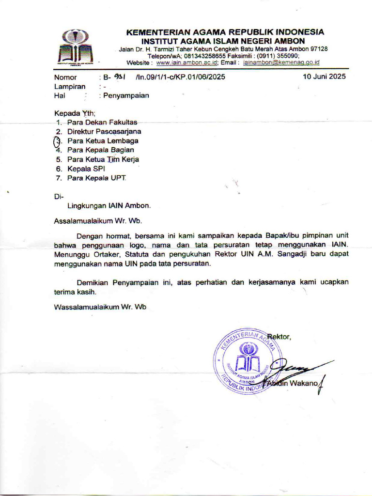 Penyampaian Penggunaan Logo - Nama - Tata Persuratan | PDF