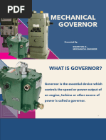 Types of Governors for Steam Turbines | PDF | Valve | Pump