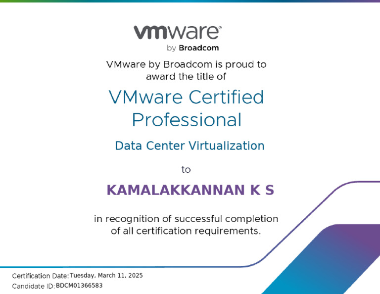 Data Center Virtualization Certificate | PDF