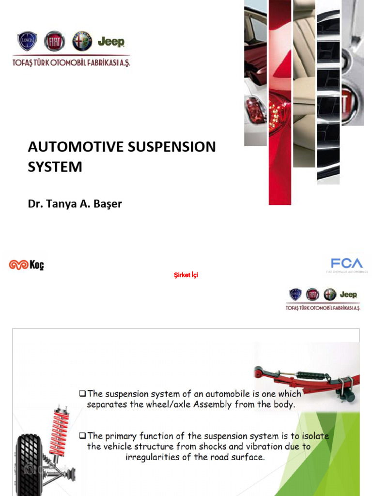 Automotive Suspension Systems | PDF | Land Vehicles | Vehicle Parts
