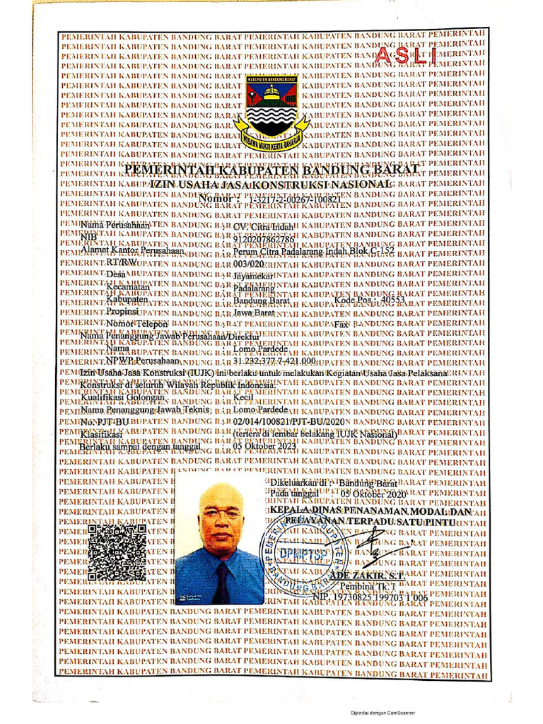 02 - IUJK - CV Citra Indah | PDF