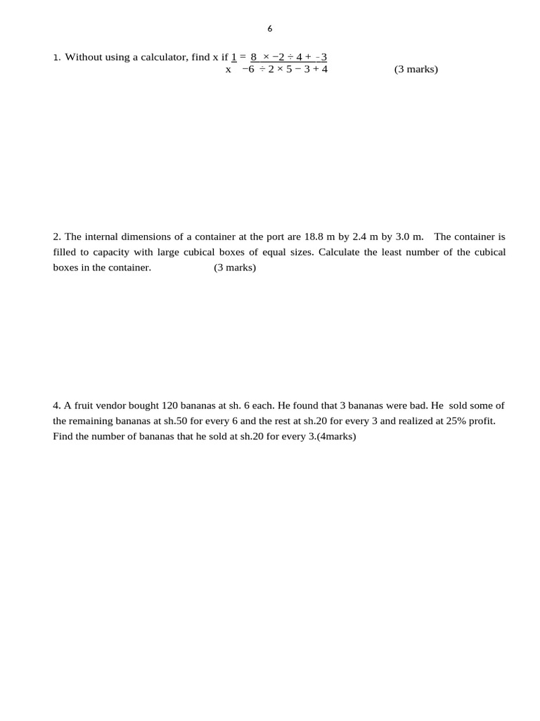 Form Three Holiday Assignments Pdf Triangle Geometry