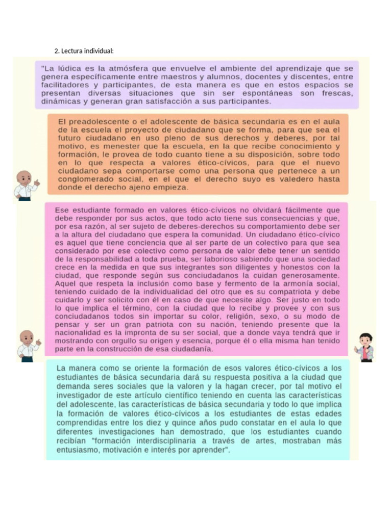 Lectura El Juego | PDF