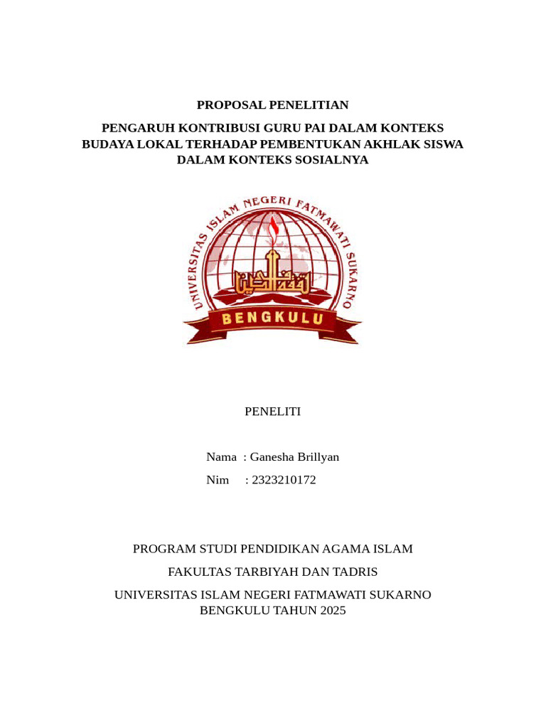 Proposal Penelitian | PDF