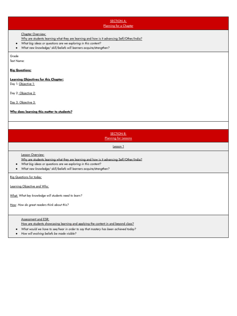 Rc Lesson Plan Template | PDF | Knowledge | Learning