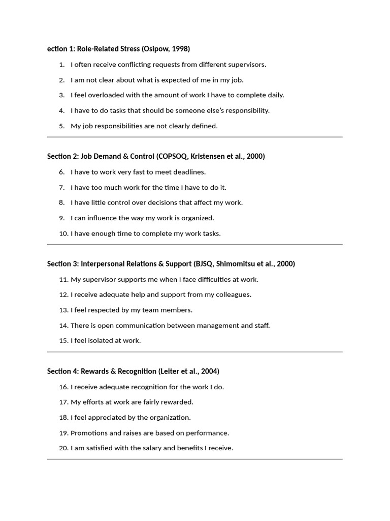 Stress Variables | PDF