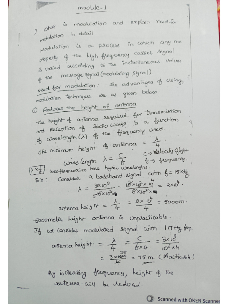 ADC Module 1 10 Marks Assignmentr | PDF
