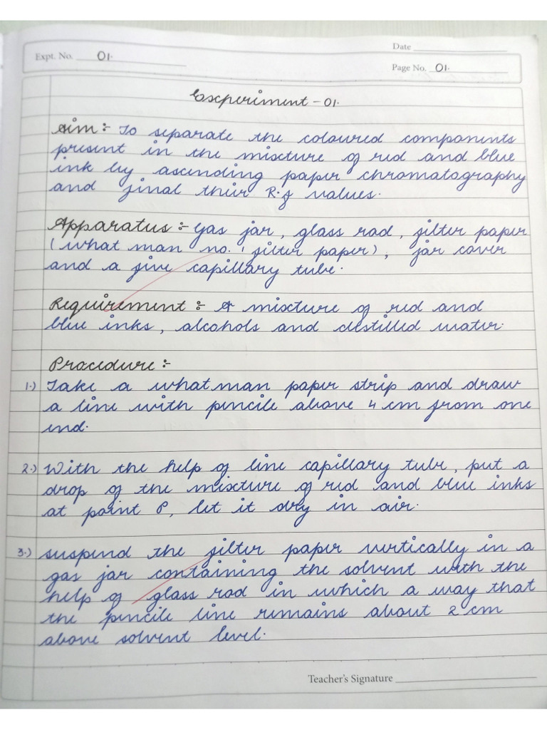 Experiments 1 To 15 (Chemistry Practicals) | PDF