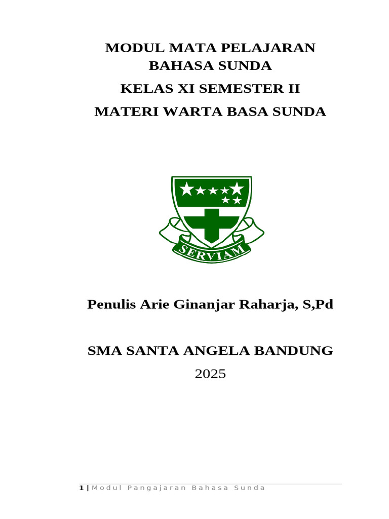 Modul Warta Sunda 11 | PDF