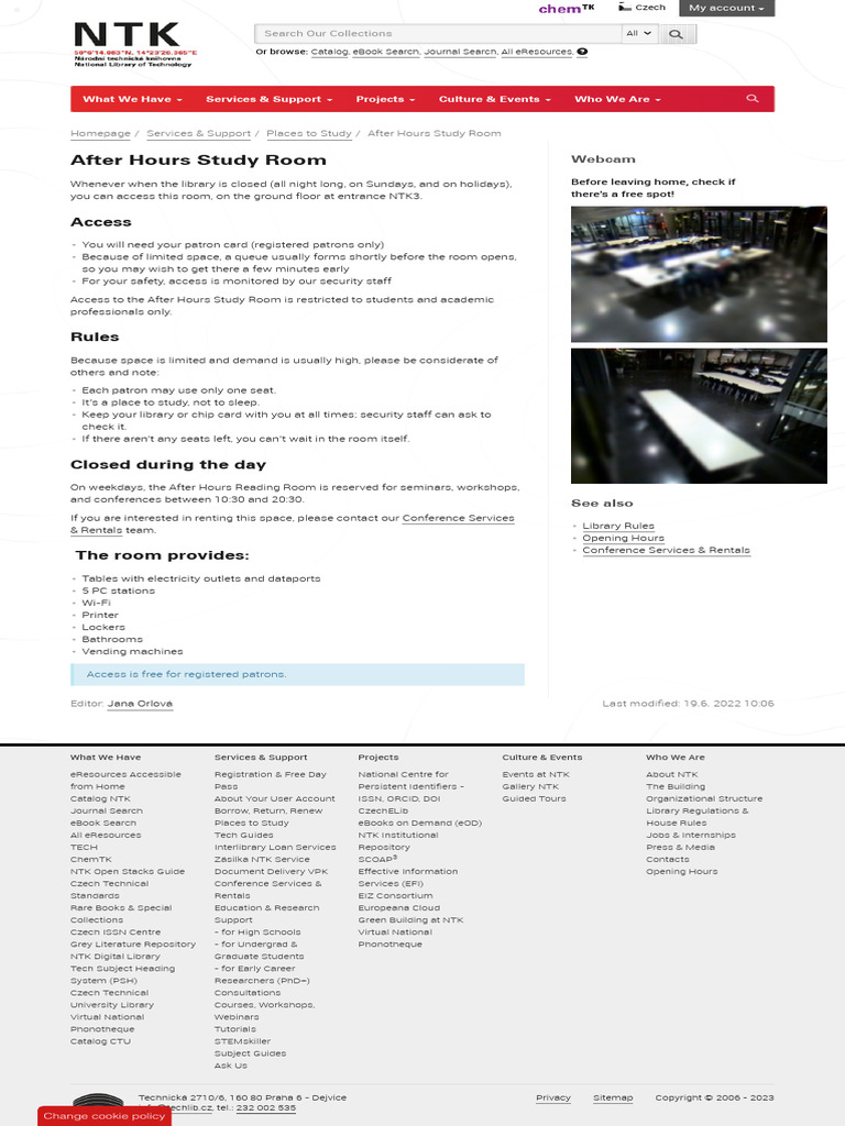 After Hours Study Room Access | PDF | Libraries | Computing