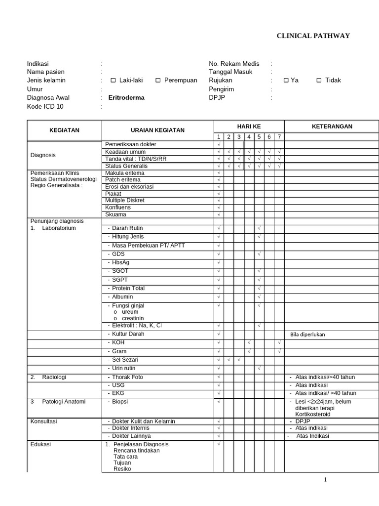 klinical pathway eritroderma free Edit | PDF