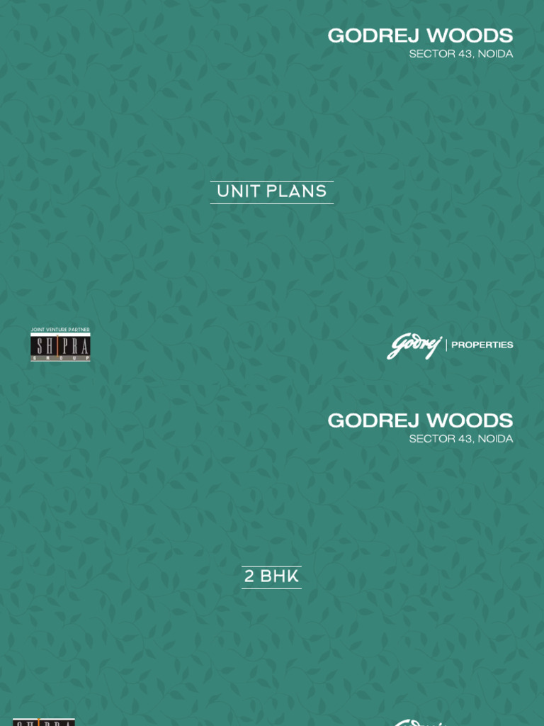 Godrej Woods Phase 2 Unit Plan | PDF | Units Of Measurement