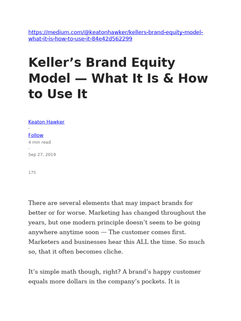 Brand Salience Framework Breakdown | PDF | Brand | Psychology