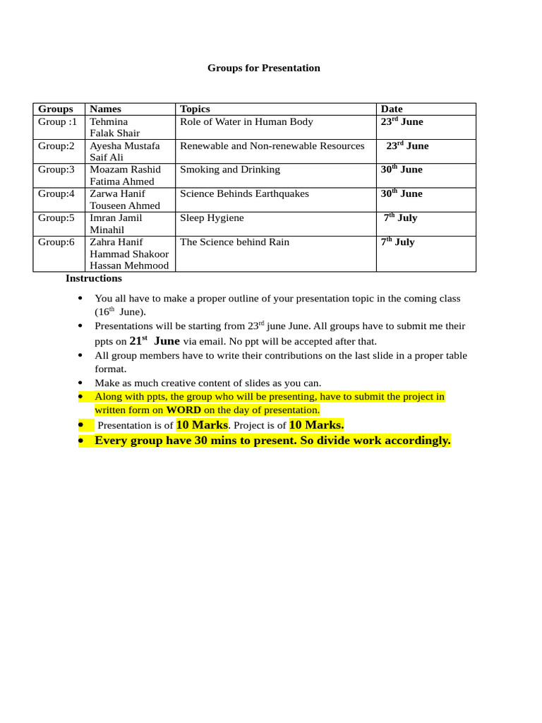 Everyday Science PPT Topics Morning | PDF