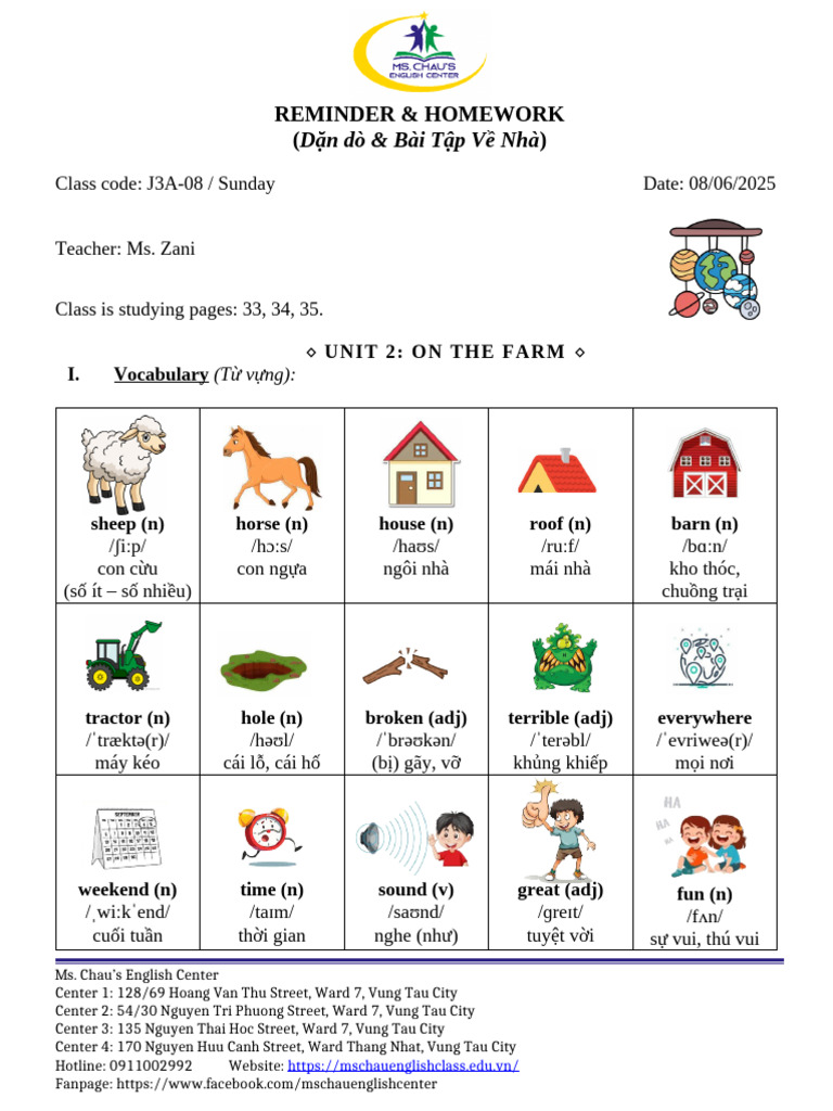 08.06.2025.J3A-08.Unit 2.lesson 3 | PDF