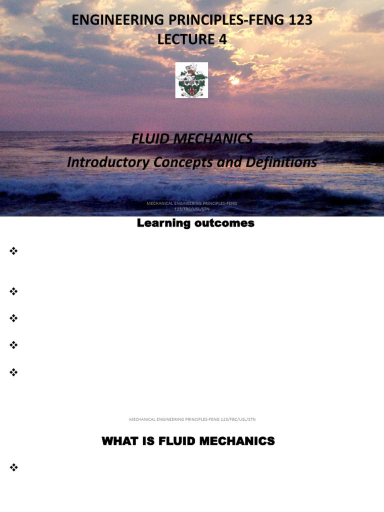Eng Principles-Fluids 1 | PDF | Power Station | Fluid Mechanics