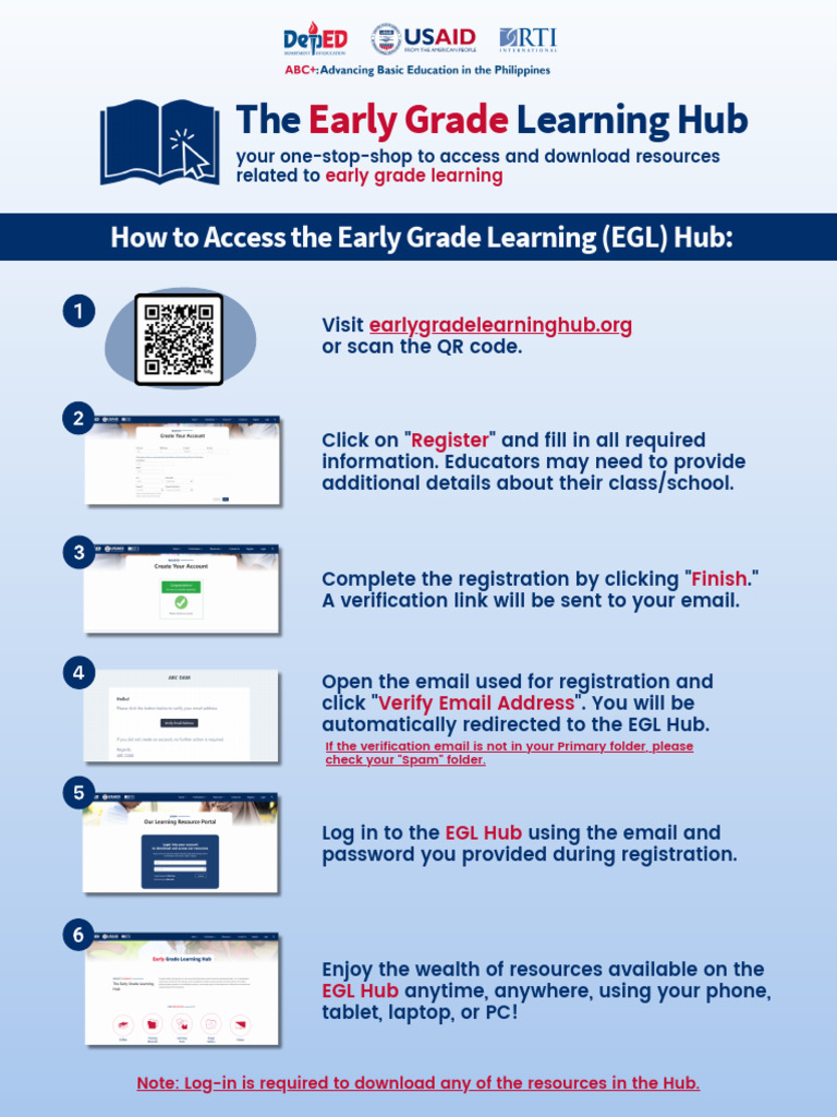 (Letter) Briefer - How To Access The EGL Hub | PDF