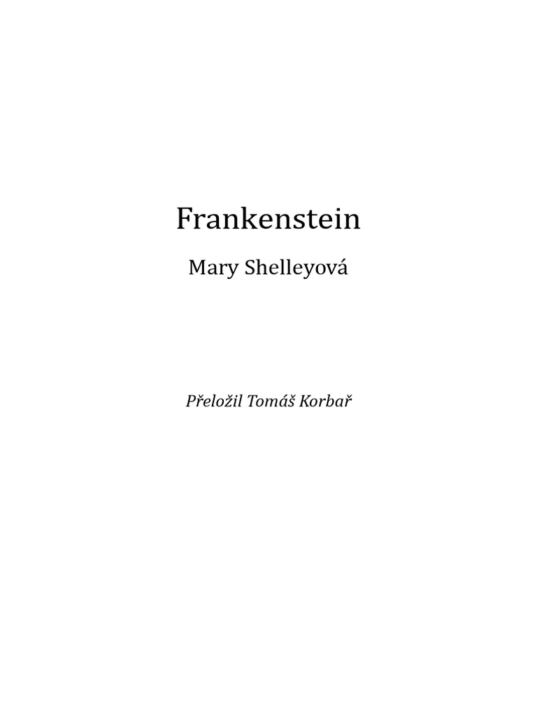 Frankenstein | PDF