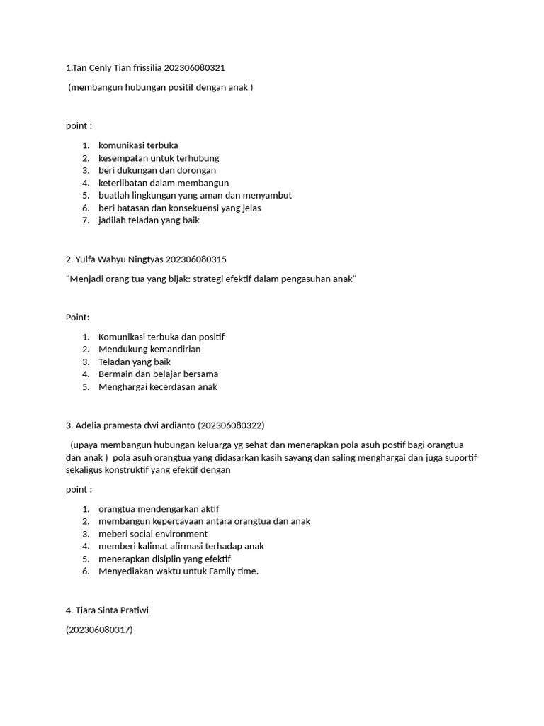 Judul Dan Garis Besar Leafleat Semester 2 | PDF