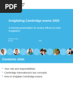 Checklist For Invigilators | PDF | Multiple Choice | University Of ...