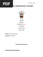 Gauteng 2025 Grade 12 Prelim Timetable | PDF | Learning