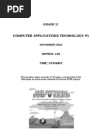 CAT P1 Prelim 2025 Eng | PDF | Hyperlink | Html Element