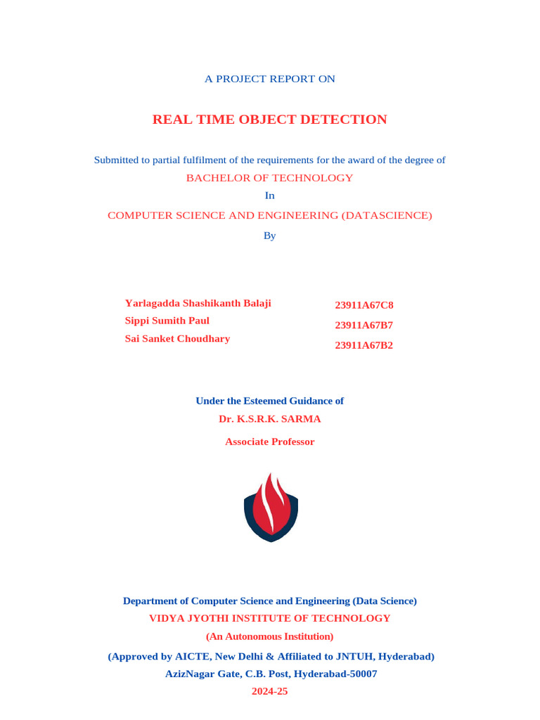 Realtime Object Detection Documentation | PDF | Errors And Residuals | Mean Squared Error