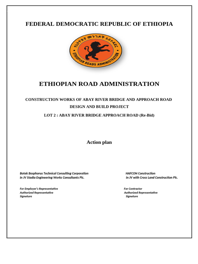 Annual Action Plan Section 1+740-3+500 | PDF