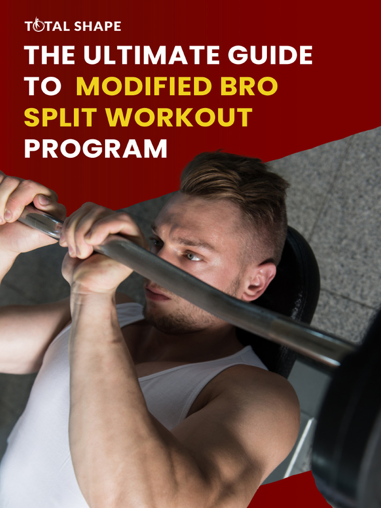 Modified Bro Split Workout Programs e Book | PDF