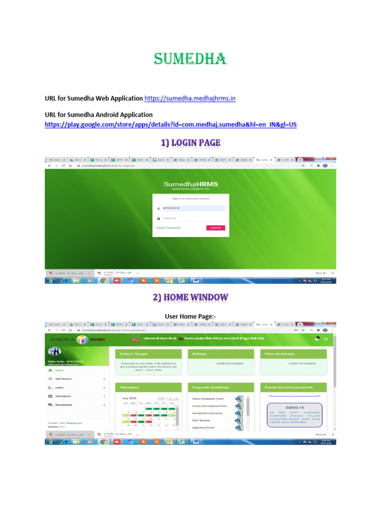 Sumedha Manual | PDF